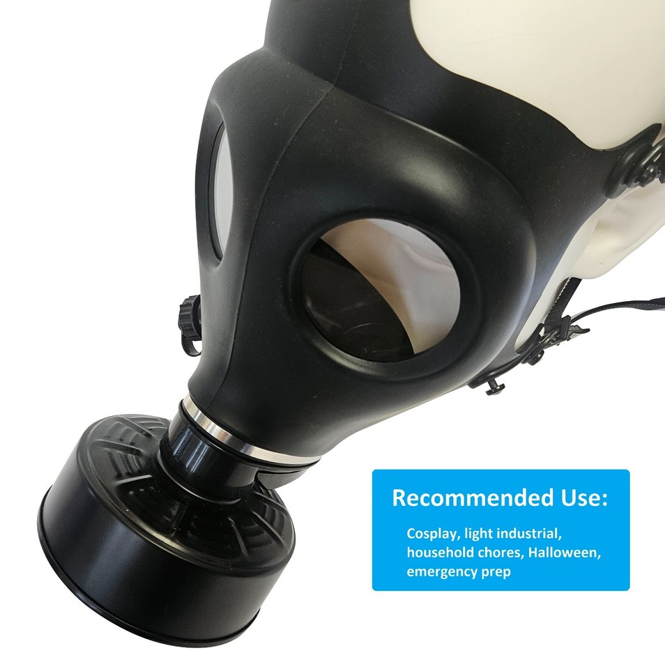 Kyng Tactical Israeli 4-PACK Respirator Gas Mask w/ Sealed 40mm Filter ...