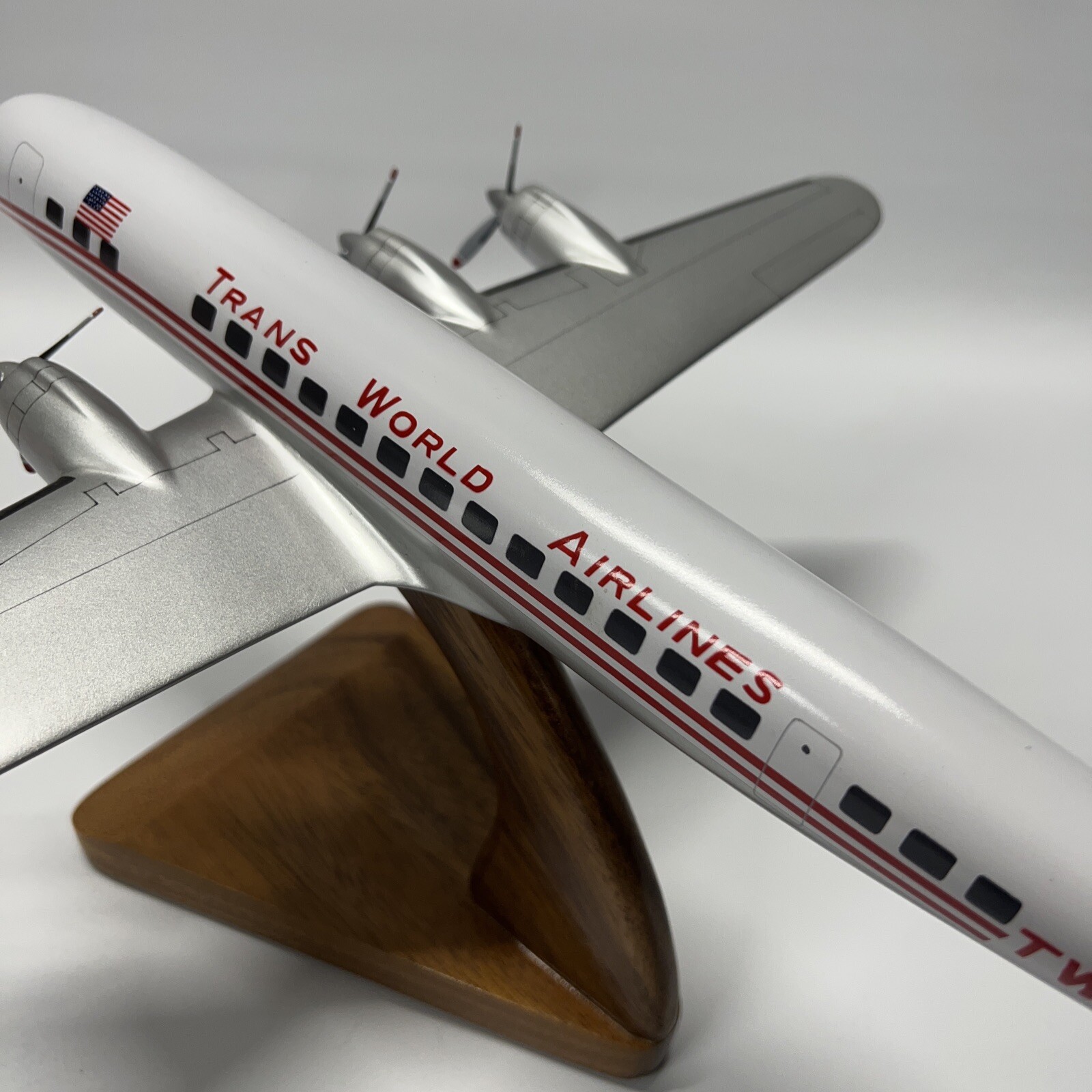 Lockheed L-1049 TWA Super Constellation Airplane 1952 HIGH DETAIL Desk ...