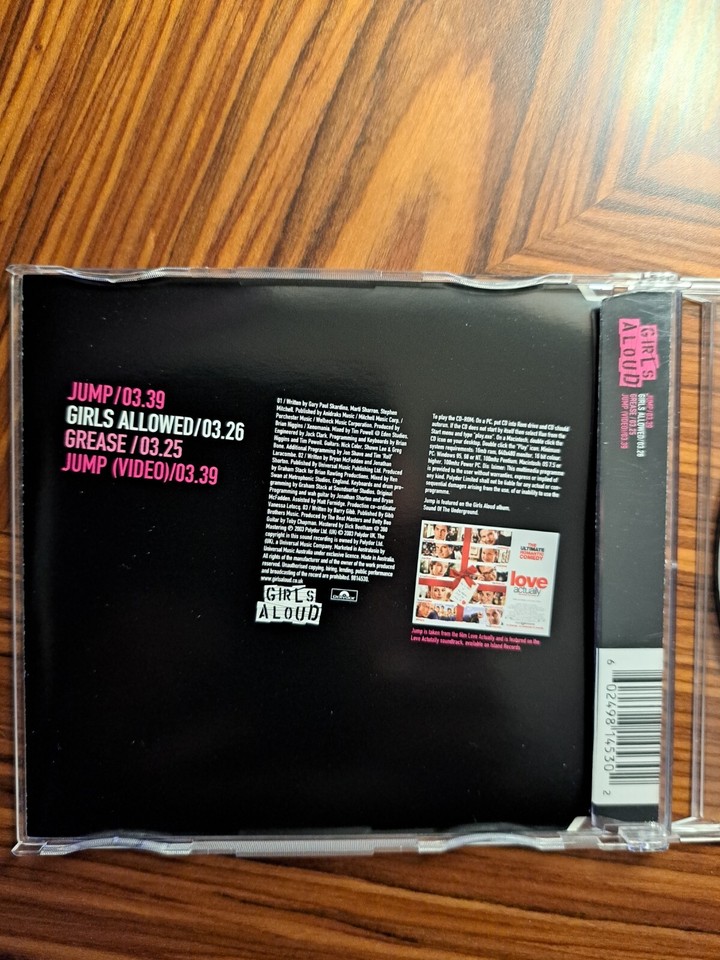 Girls Aloud Jump CD Single Includes Video 2003 4 Track | eBay