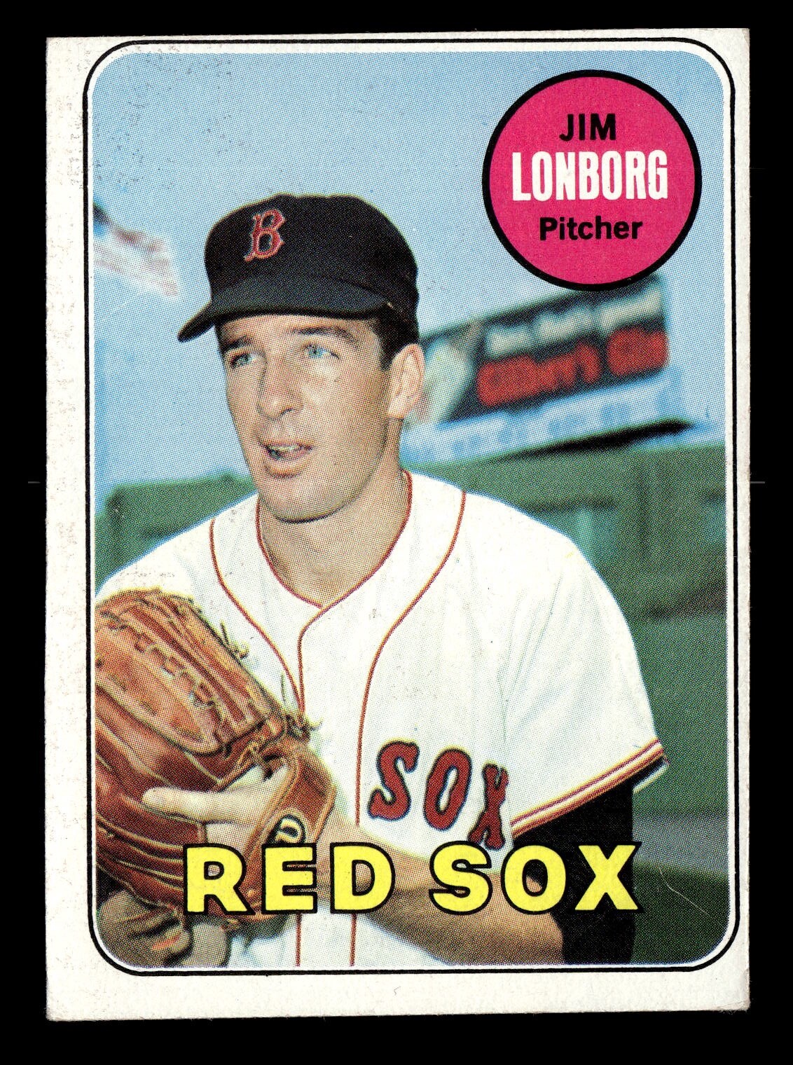 Jim Lonborg 1969 Topps #109 Boston Red Sox Vg-Ex | eBay