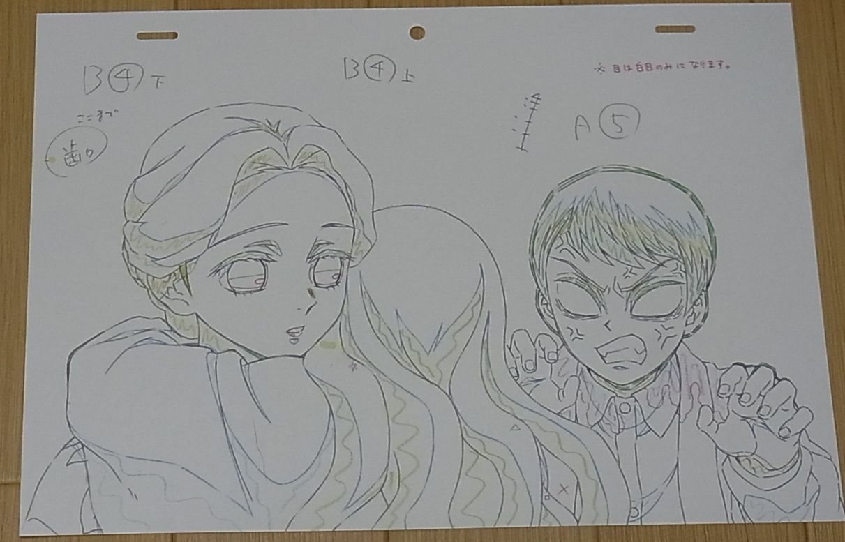 ufotable Kimetsu no Yaiba Demon Slayer Print Key Frame Art Sheet Tamayo ...