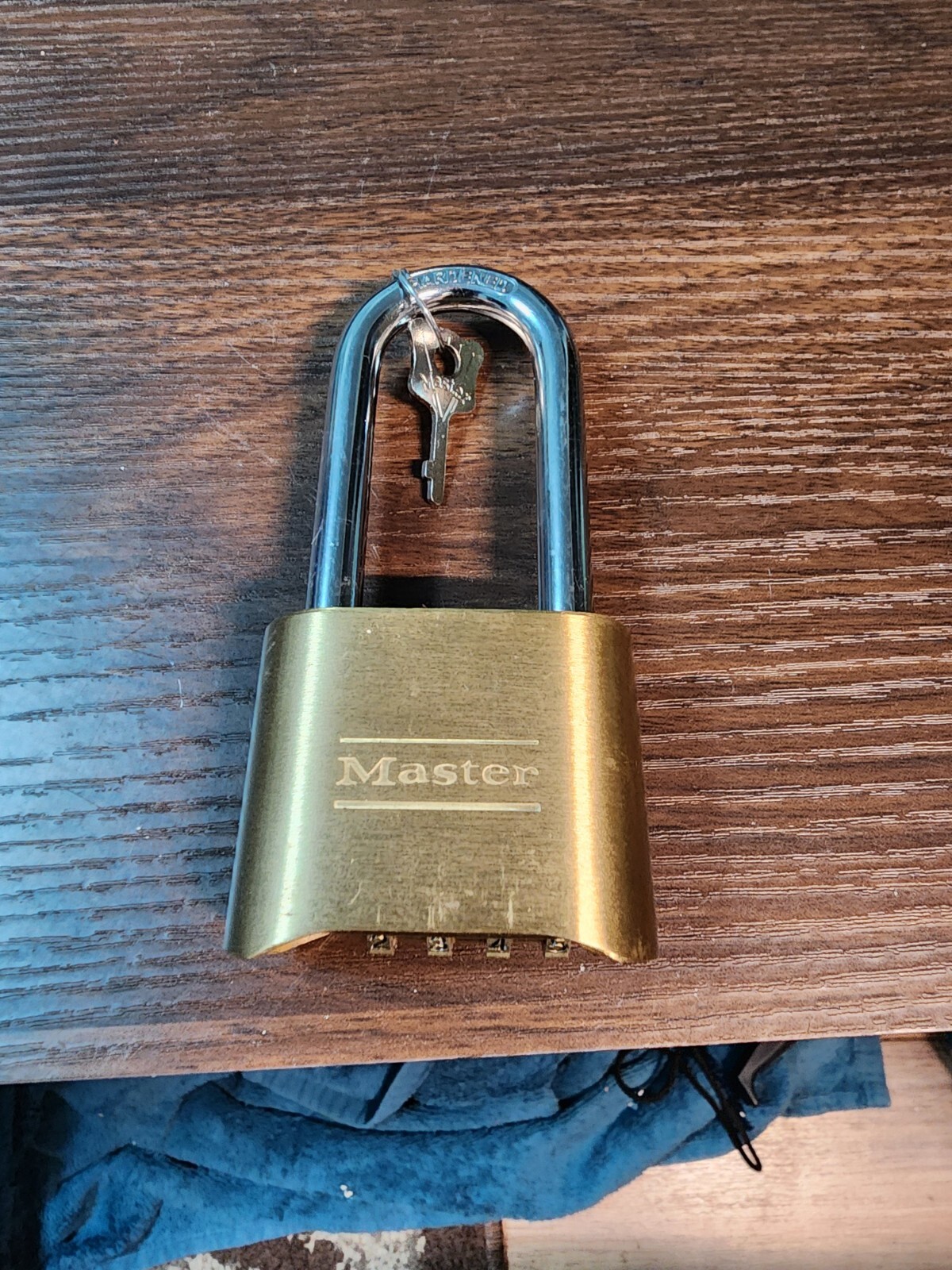 Master Lock 175 Brass Resettable Combination Padlock | eBay