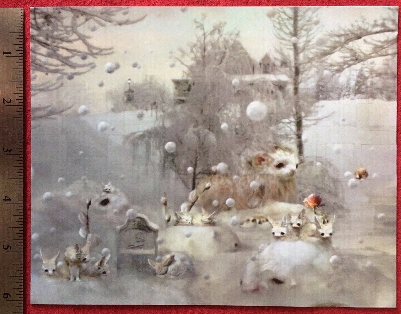 Chris Berens Oversize Postcard "Snow" 2010 Jaski Amsterdam Pop ...