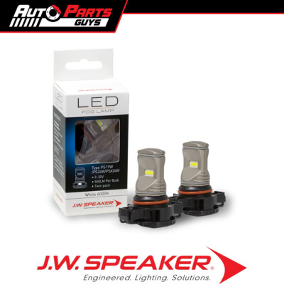 JW Speaker LED PS19W/PS24W/PSX24W Fog Lamp Kit 9-30V 6200K | eBay Australia