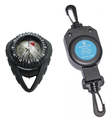 Scubapro FS-2 Kompass in Clip Konsole mit Retractor | eBay.de