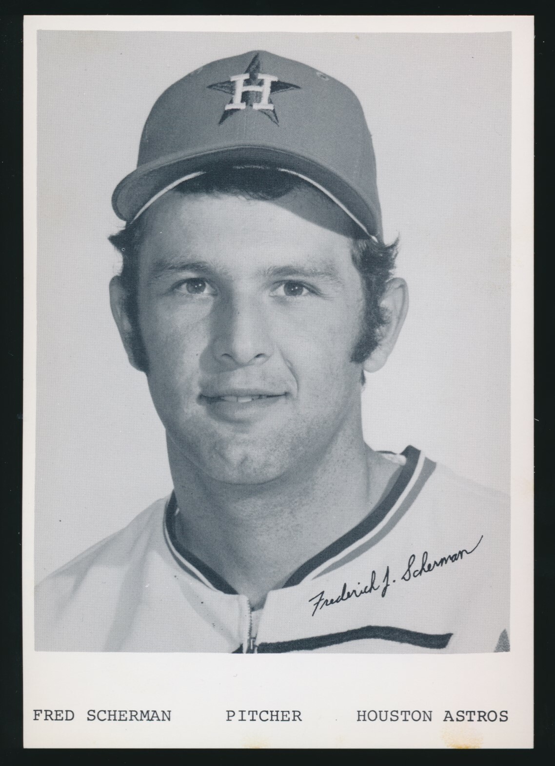 1974 Houston Astros Team Issue (3-1/2" x 5") -FRED SCHERMAN | eBay
