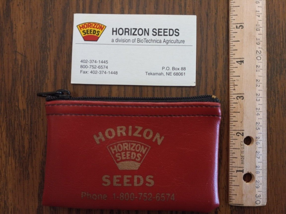 Vintage HORIZON SEEDS Advertising Mini Deposit Bag & Refrigerator ...