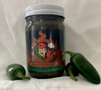 New Jalapeño Relish Uncle Snorey 12 oz Bell Pepper Hot Dog Grilling ...