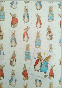 Peter Rabbit Wrapping Paper with Tag - 50cm x 70cm - 1 x Sheet Gift ...