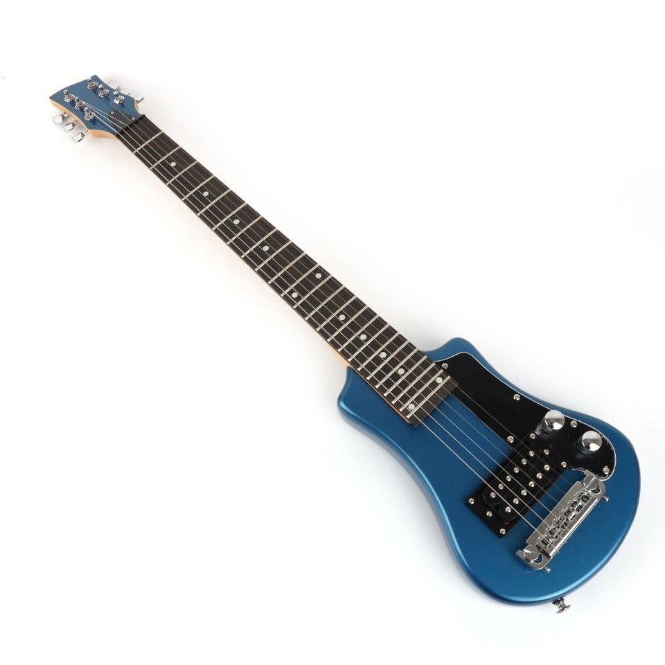 Portable Electric Guitar Mini Travel Guitar Kid with Gig Bag Strap in ...