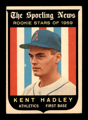 1959 Topps #127 Kent Hadley RS RC EX/EX+ X3143472 | eBay