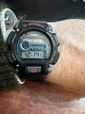 Casio G-Shock Digital Watch Men 47mm Black 200M 3232 DW-9052 New ...