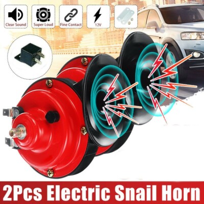 Tuning Auto Hupe 2 Klang Horn Lufthorn Fanfare | eBay.de