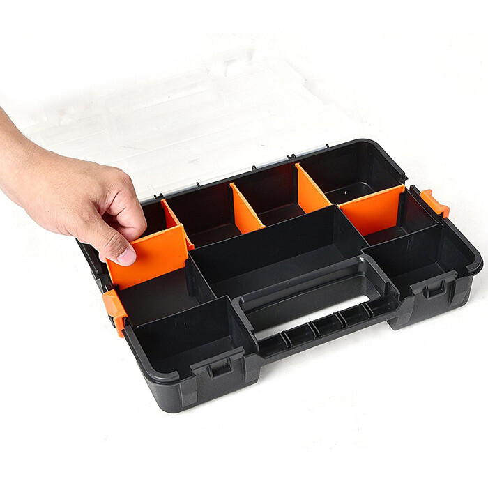 Tactix 320027 Tools Parts Assortment Interlocking Storage Case Set - 3 ...