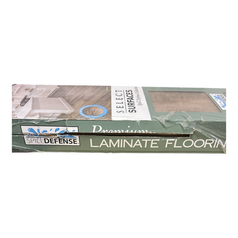 Select Surfaces Boardwalk Color Laminate Flooring 14mm Thick 14.99 Sq ...