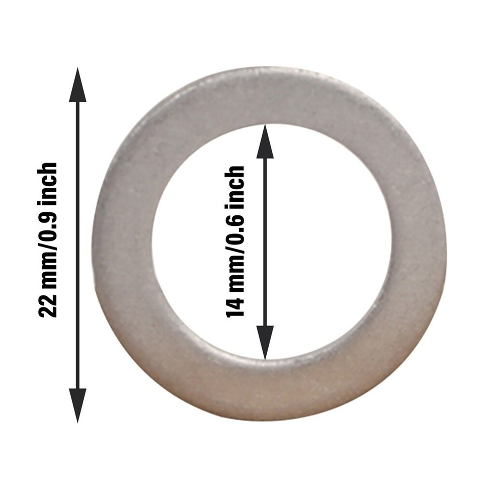 100X 14MM TRANSMISSION OIL DRAIN PLUG CRUSH WASHERS 94109-14000 FOR ...