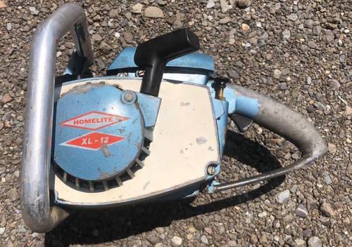 Vintage Homelite XL 12 XL12 Chainsaw Chain Saw RUNNING - PARTS OR FIX ...