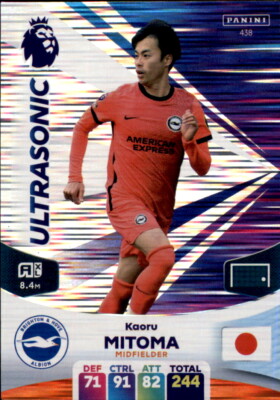 Premier League Trading Card 438 - Kaoru Mitoma - Ultrasonic - 2023/2024 ...
