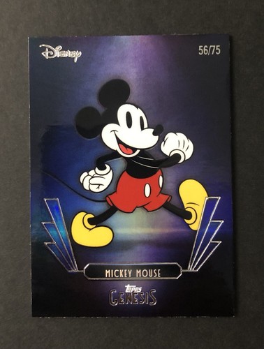 2025 Topps Disney Genesis - (Mickey Mouse) #21 (56/75) Blue Foil ...