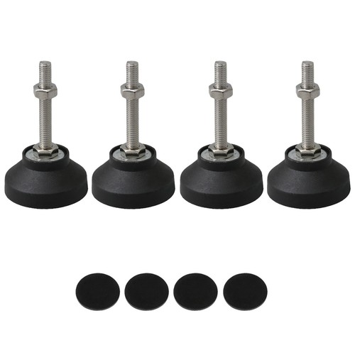 Adjustable Furniture Glides 50mm Dia Table Desk Leveling Foot Leg M8 ...