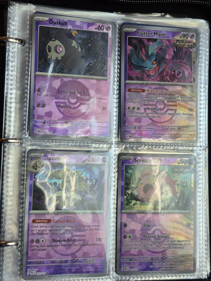 Pokemon 160 Pokeball Patterns Reverse Holo Binder Card Lot Collection ...