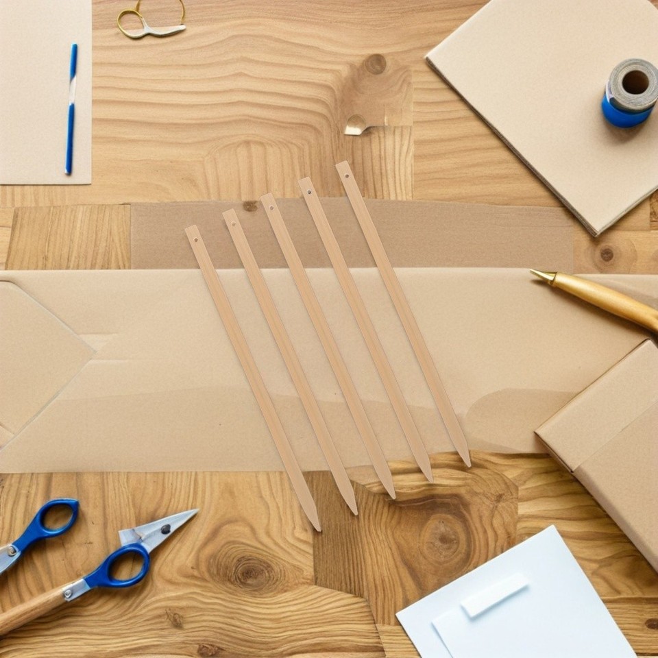 10 Pcs Chinese Style Fan Grip Handle Craft Material DIY Making Kit ...