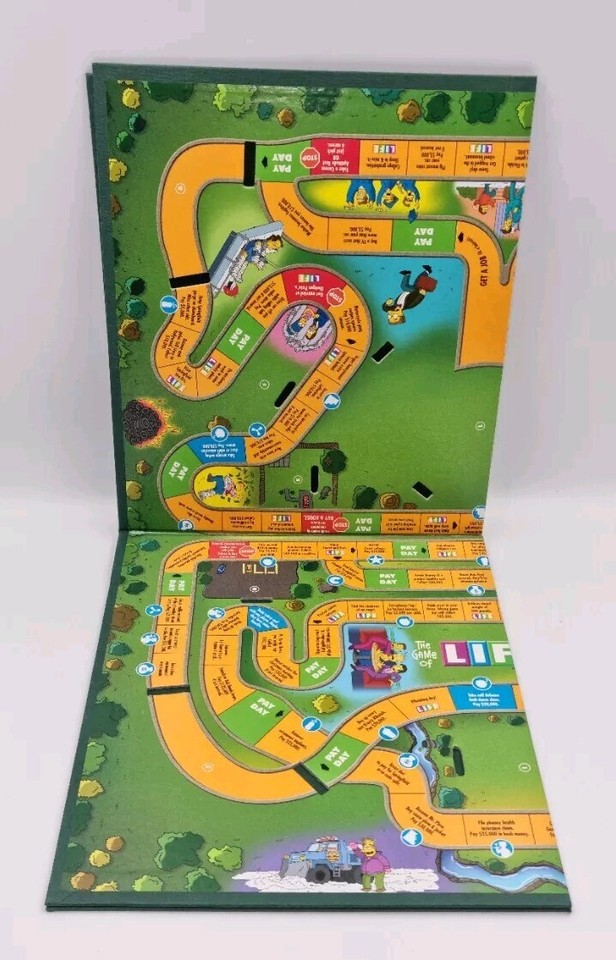 Simpsons Game Of Life 2004 & Scrabble 2005 Board Game Bundle Complete ...