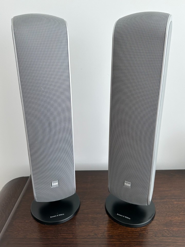 B&W Speakers VM1 100W Bowers and Wilkins Speakers With Stands Silver AV ...