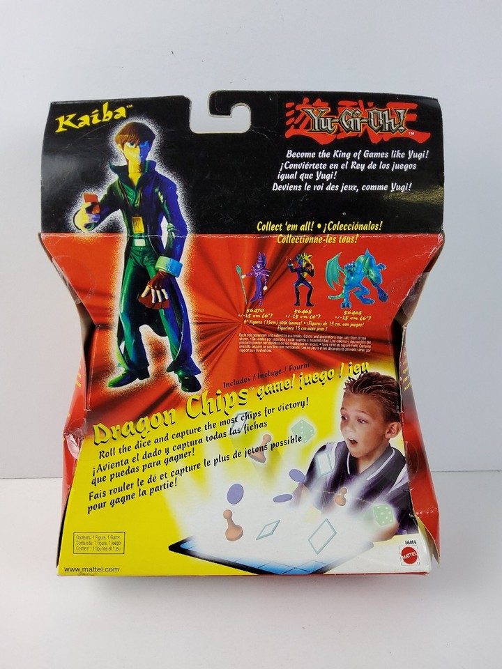 Yugioh Yu-Gi-Oh! Series 1 Kaiba 6” Action Figure & Game Dragon Chips ...