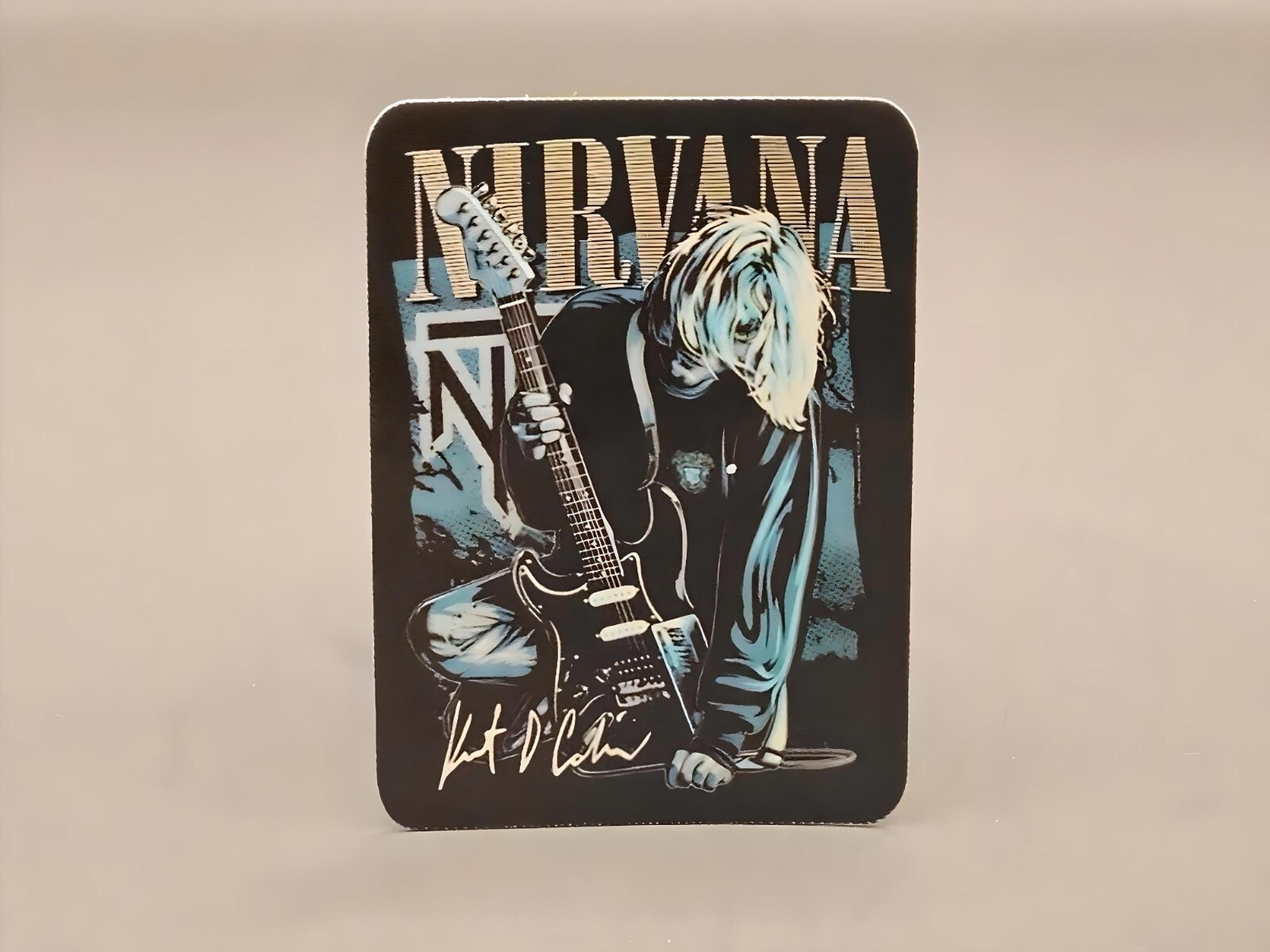 Nirvana Vinyl Stickers Kurt Cobain Alternative Grunge Rock Band Smiley ...
