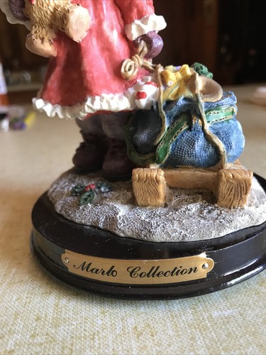 Marlo Collection Girl With Teddy Bear Christmas Figurine | eBay