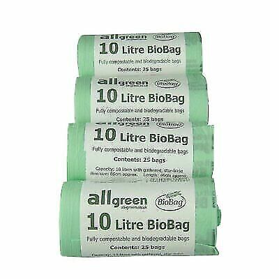All-Green VC10L4 10L Biobag Bin Liners - 100 Count for sale online ...