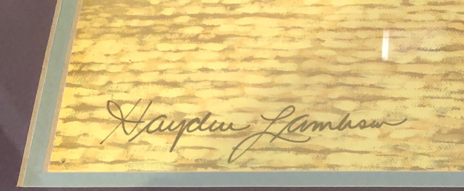 Hayden Lambson Signed, Numbered Print, “Sunrise, Sunset” 34” X 26” #906 ...