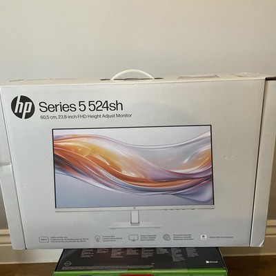HP Series 5 23.8 inch FHD Height Adjust Monitor - 524sh | eBay UK
