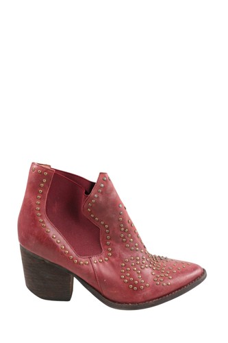 IBIZA LAST Santiag Dames Bottines T EU 38 rouge-bronze style ...