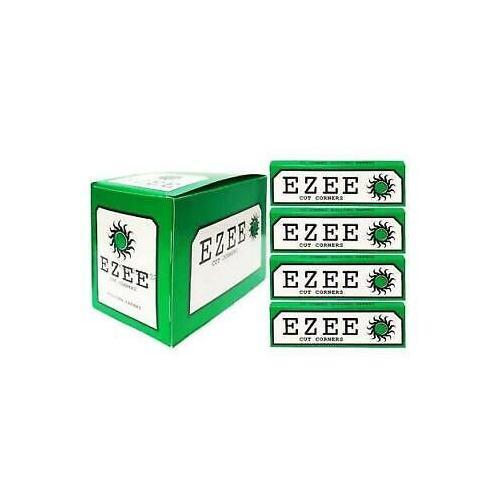 1100x EZEE GREEN Rizla Cut Corners ROLLING Papers Tobacco Cigarette ...