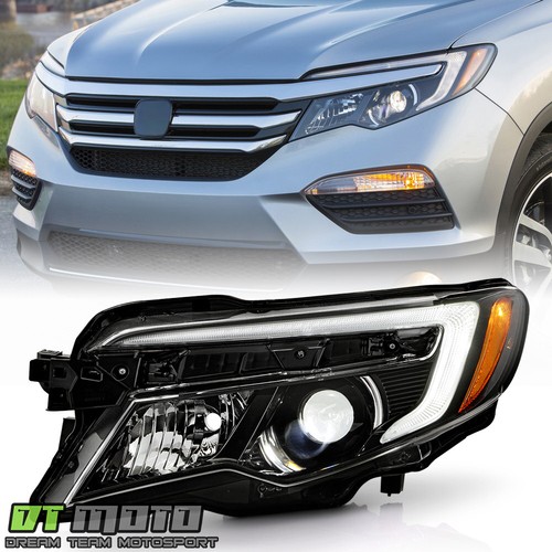 LED Low Beam+DRL Headlight For 2016-2022 Honda Pilot 17-22 Ridgeline ...