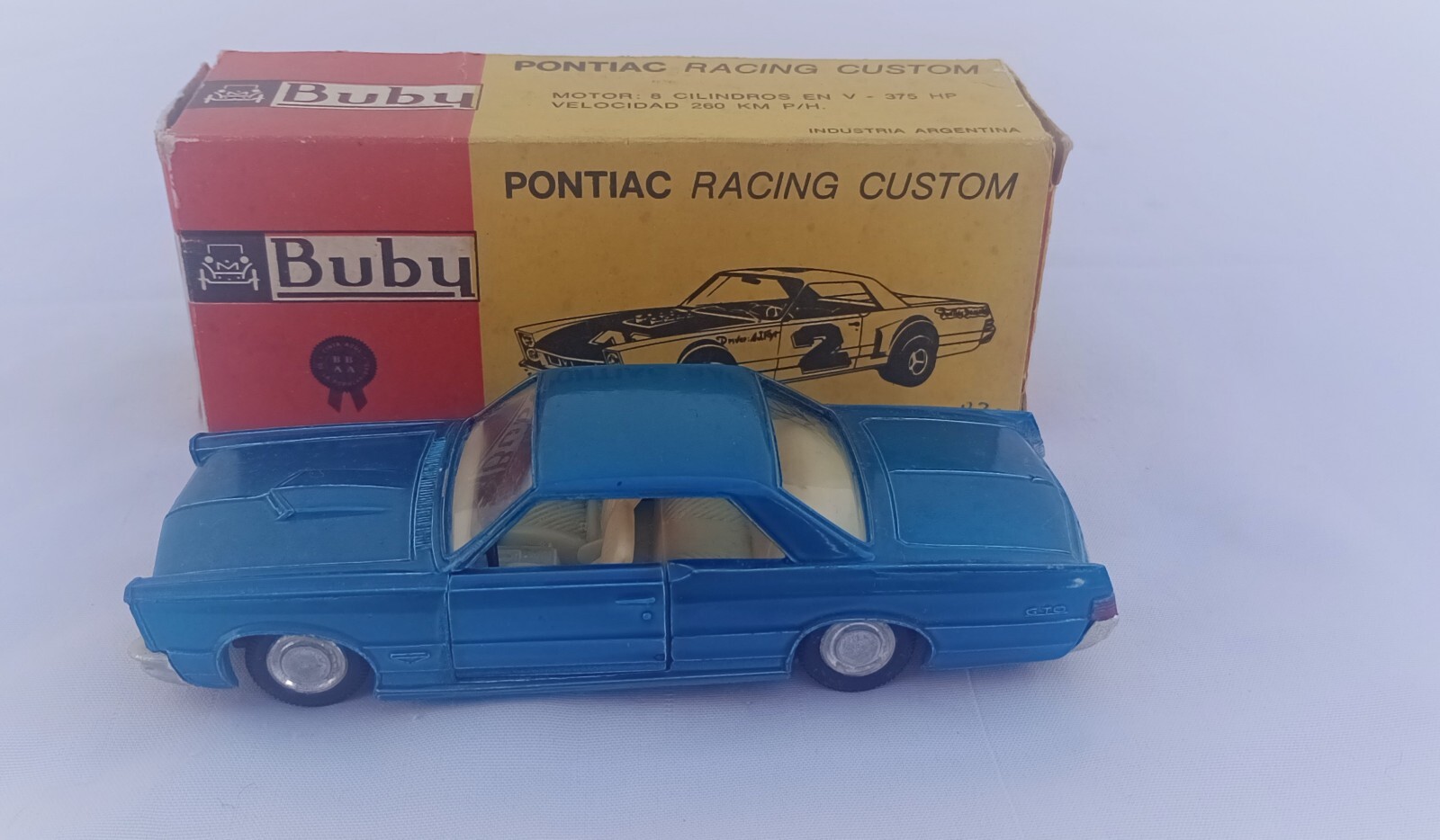buby argentina diecast metal toy 1/43 pontiac gto | eBay