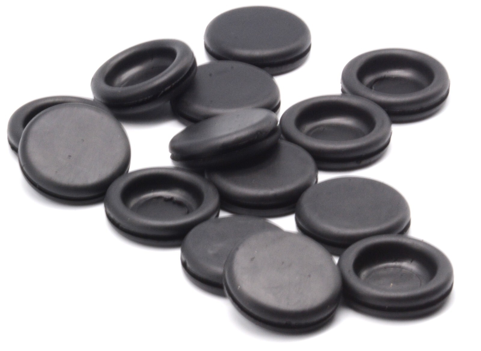 3/4" Solid Firewall Grommet 1" OD Knock Out Plug Fits 1/16 to 3/32 ...