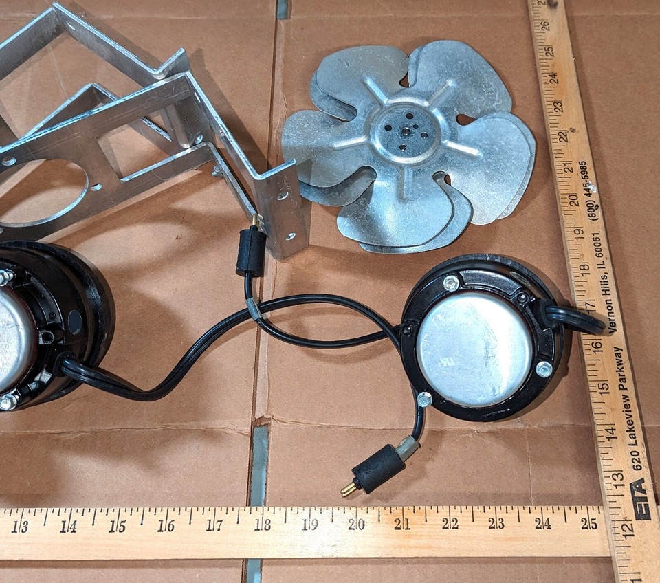 Lot of Two [2] Hussmann OEM ECM Fan Motor Assemblies – Part Number: MO ...