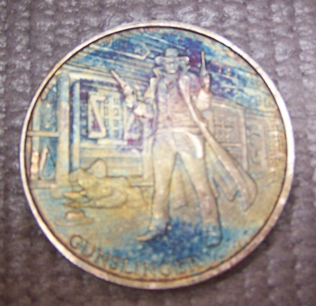 45 LC Revolver holster Gunslinger Silver Coin SAMPLE | eBay
