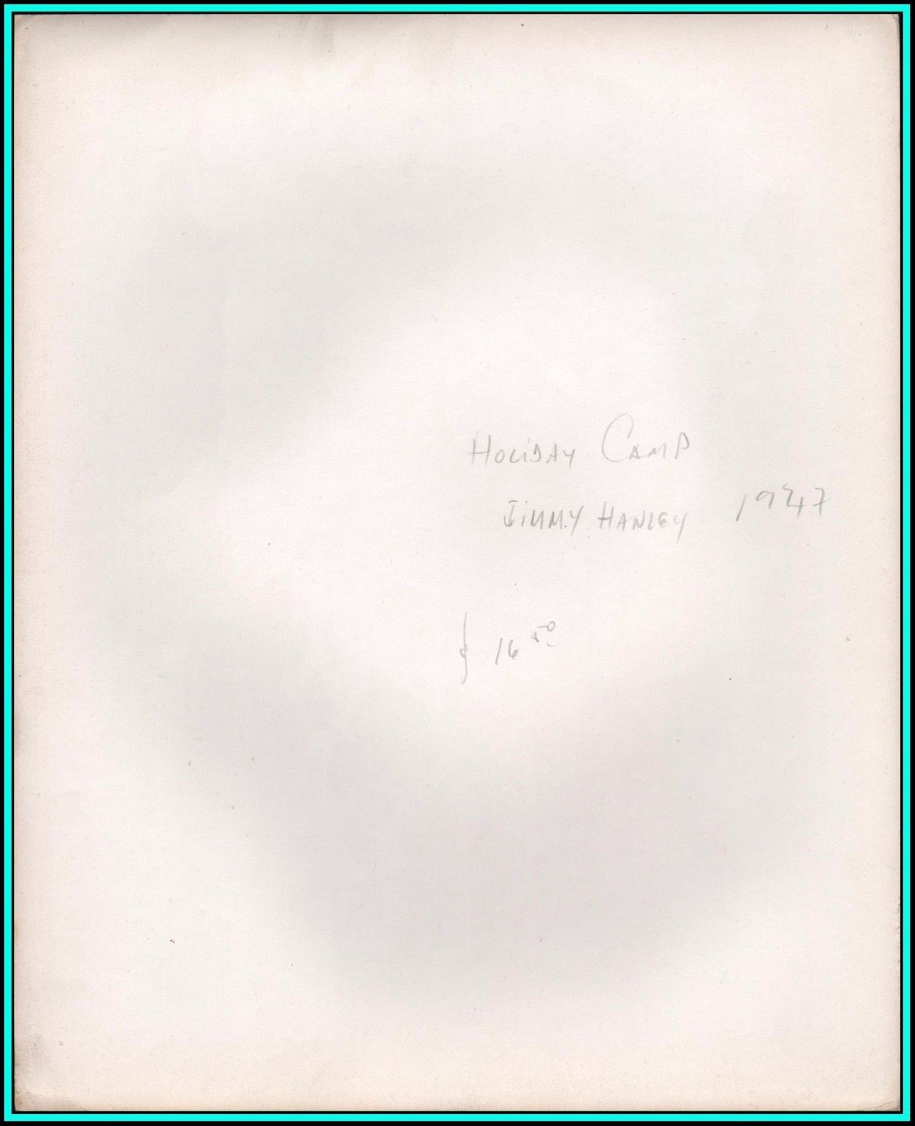 JIMMY HANLEY in "Holiday Camp" - Original Vintage PORTRAIT Photo - 1947 ...