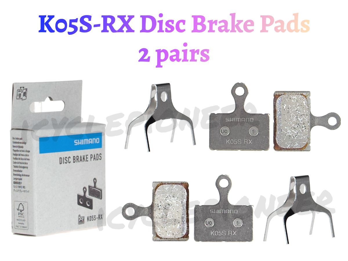 Shimano K05S-RX Resin Disc Brake Pads & Spring BR-R8070 R9170 RX810 NIB ...