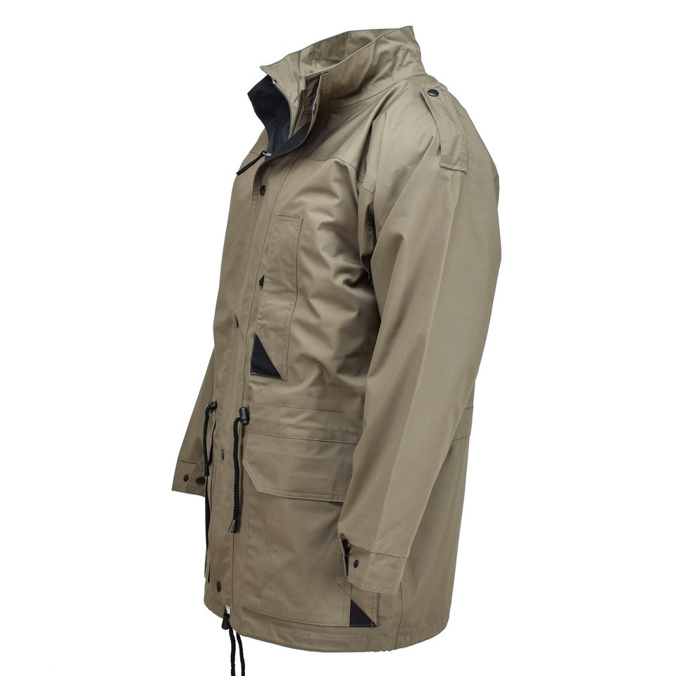 Genuine Dutch army parka with liner OD green coat men officer jacket ...