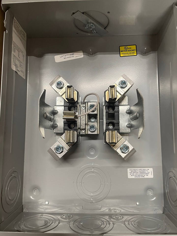 UAT417-XMF Talon Siemens Meter Base 5 Jaw Ringless No Bypass 1P 600V ...