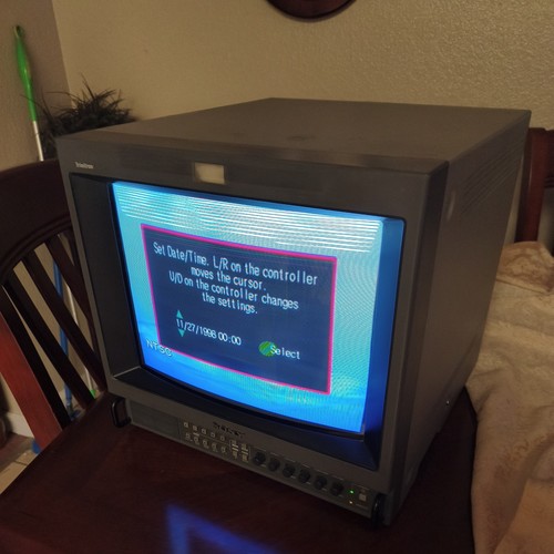 Sony 13" PVM-1351Q RGB Component Trinitron Gaming CRT Monitor | eBay