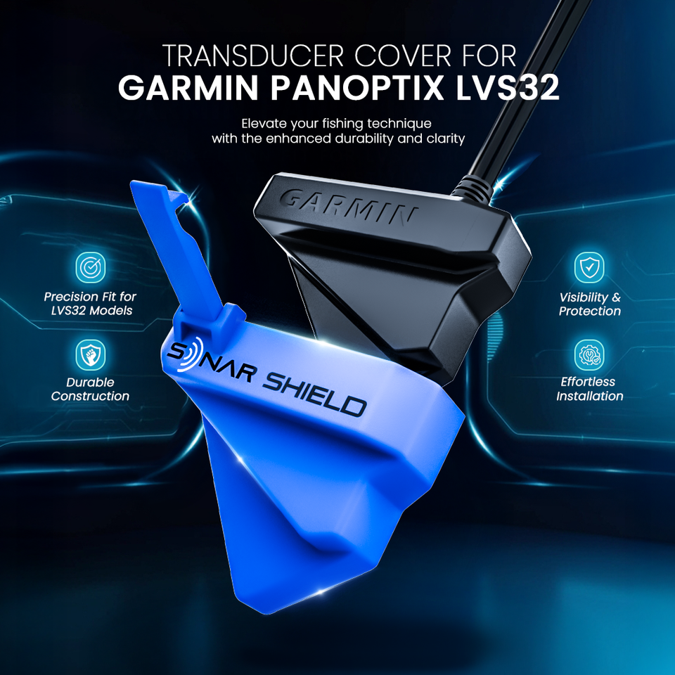Garmin Panoptix LVS32 Transducer Cover - Sonar Shield Travel Cover ...