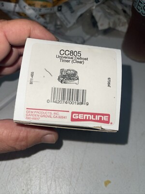 Gemline CC805 Refrigerator Defrost Timer | eBay