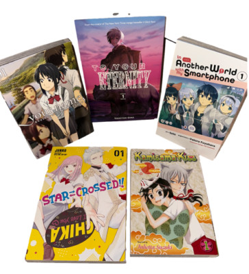 Mixed Variety Anime Manga Books/English (NEVER READ) Prfect Condition ...