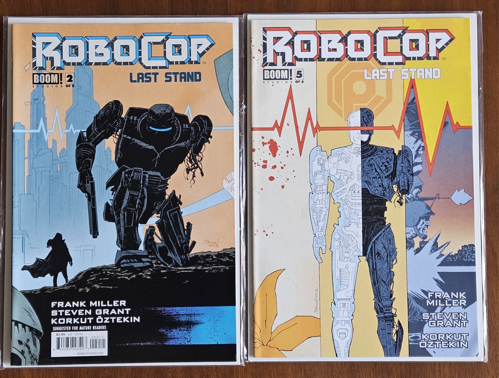 ROBOCOP: LAST STAND #2 & #5 Boom Comics Lot 2013 - Frank Miller ...